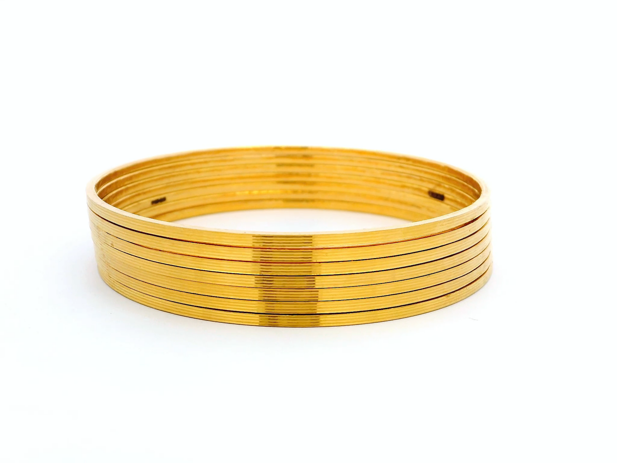22ct Yellow Gold Bangles | Elegant & Traditional Designs